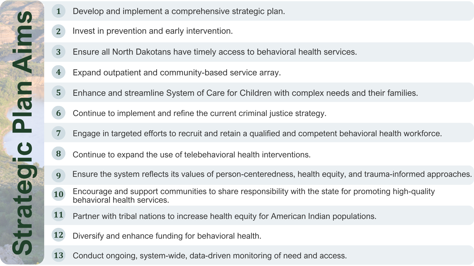 North Dakota’s Behavioral Health Strategic Plan - Human Services ...